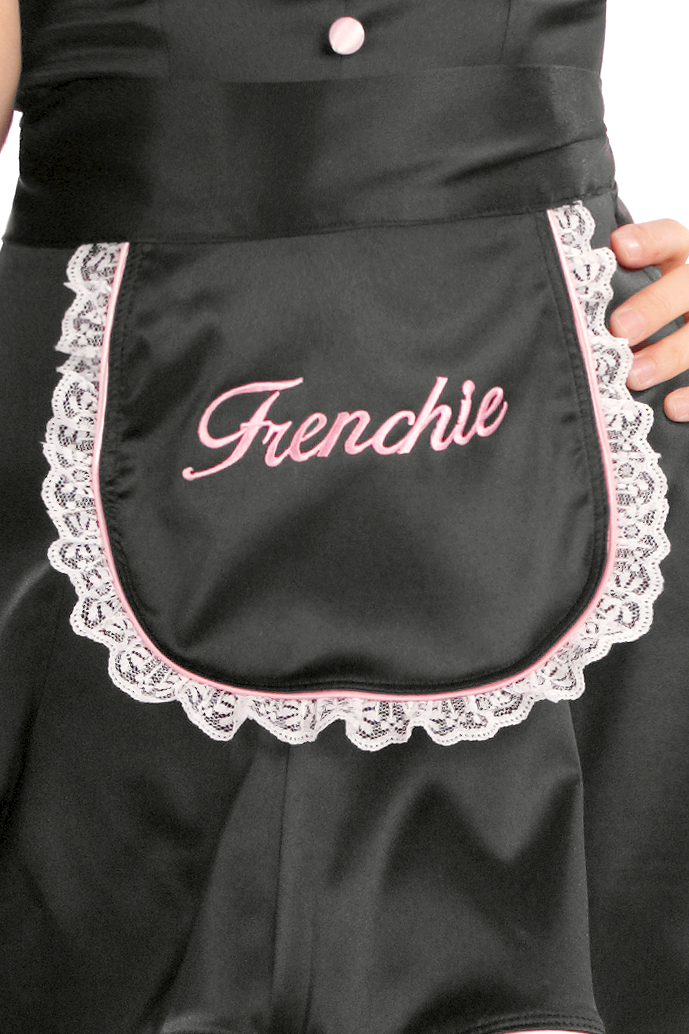 Frenchie Satin Apron – Trashy.com